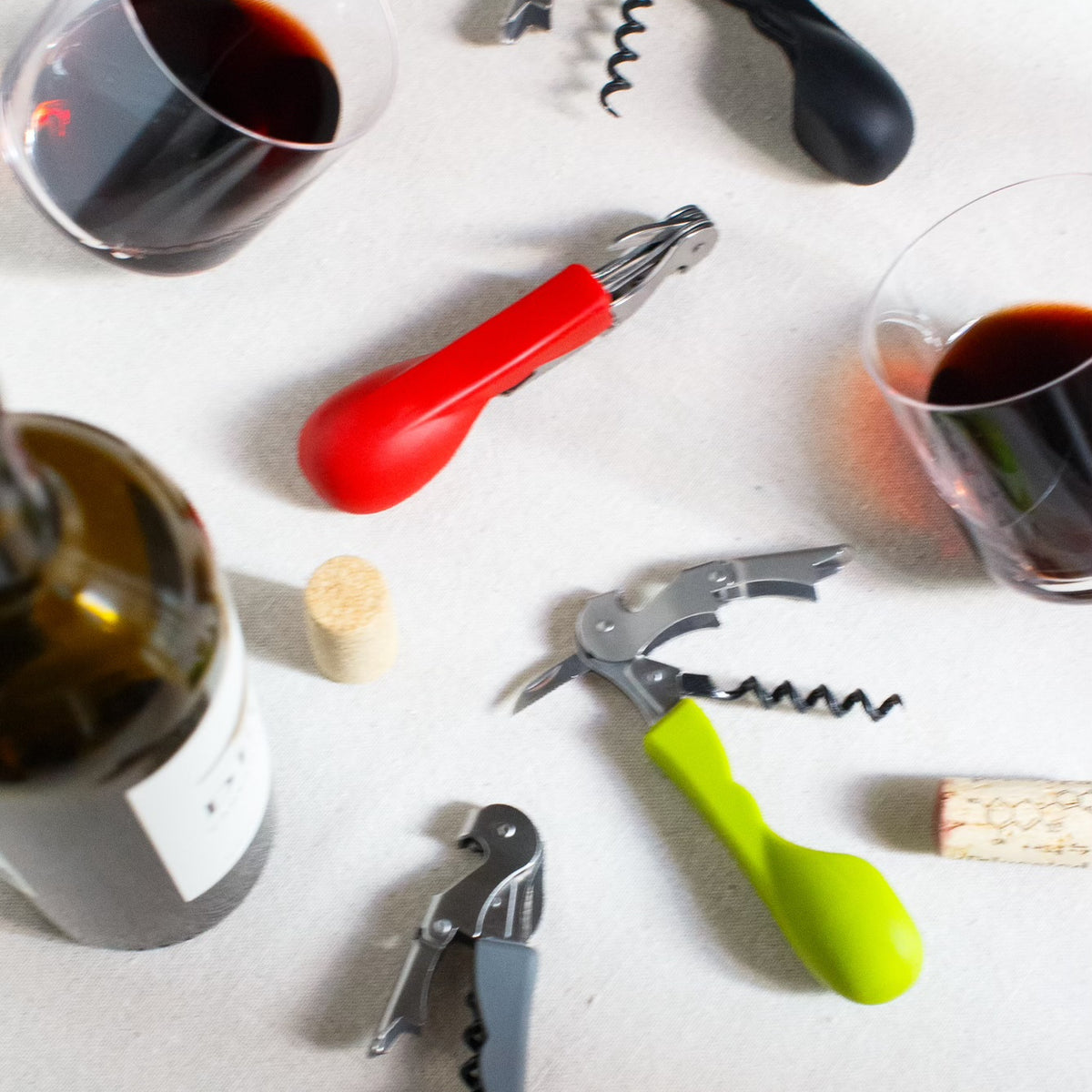 Silicone Handled Corkscrew - Ergonomic